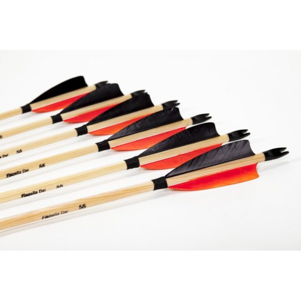 Traditional Wooden Arrows x12 - Archery Historian